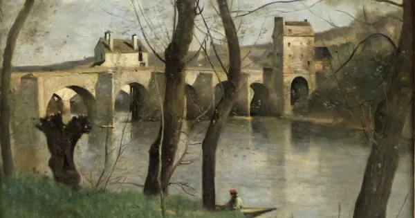 Camille Corot The Bridge Of Mantes | Arthipo