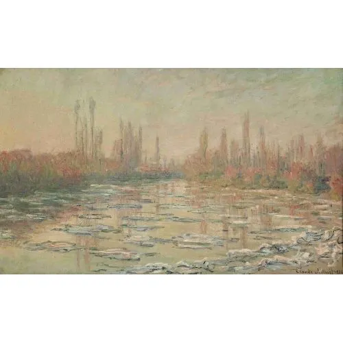 Claude Monet, Floating Ice | Arthipo