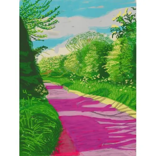 David Hockney, The Arrival Of Spring | Arthipo