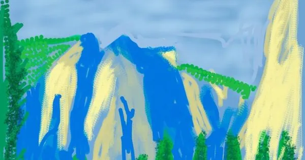 David Hockney, Yosemite With Ipad Art | Arthipo