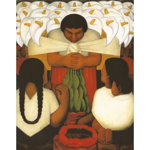 Diego Rivera, Flower Day | Arthipo