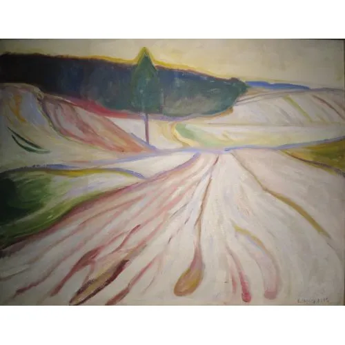 Edvard Munch Winter Landscape From Thuringen | Arthipo