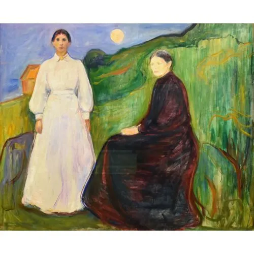 Edvard Munch Mother And Daughter | Arthipo