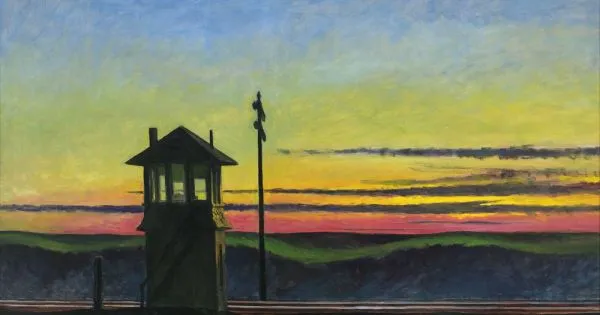 Edward Hopper, Railroad Sunset | Arthipo