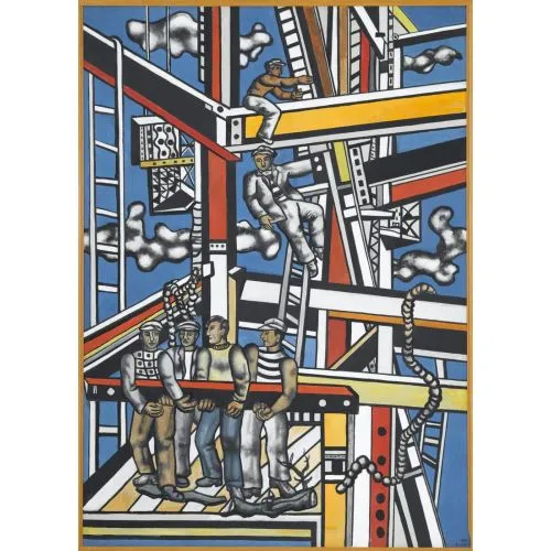 Fernand Léger, Construction Workers, Final State | Arthipo