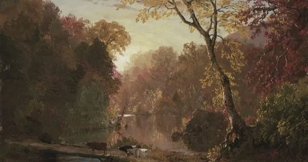 Frederic Edwin Church, Autumn in North America | Arthipo