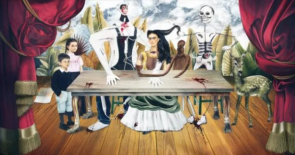 Frida Kahlo The Wounded Table | Arthipo