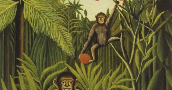 Henri Rousseau, The Monkeys In The Jungle | Arthipo