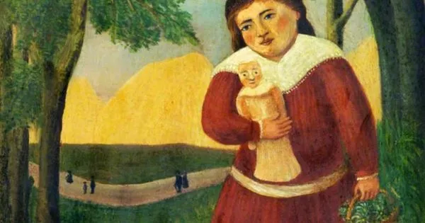 Henri Rousseau, Child With A Doll In A Landscape | Arthipo