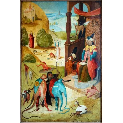 Hieronymus Bosch, The Holy Jacob And The Magician Hermogenes | Arthipo