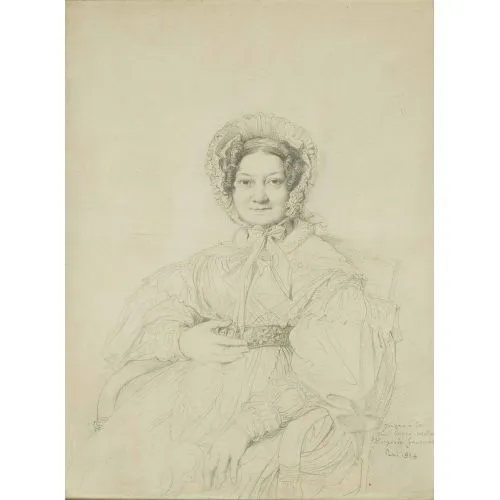 Jean Auguste Dominique Ingres, Portrait de Madame Jean-Jacques | Arthipo