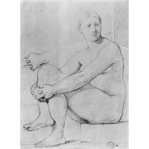 Jean Auguste Dominique Ingres, Study of a model for Illion | Arthipo