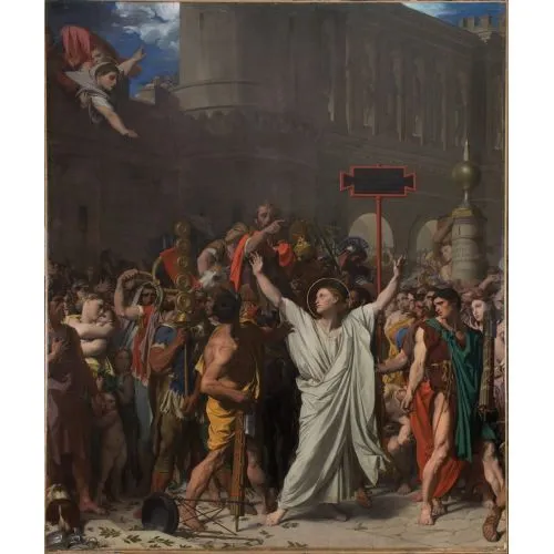 Jean Auguste Dominique Ingres, The Martyrdom of Saint Symphorian | Arthipo
