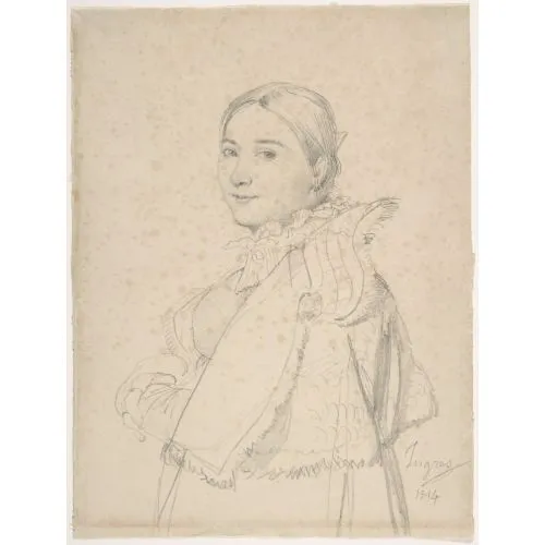 Jean Auguste Dominique Ingres, Madame Ingres | Arthipo