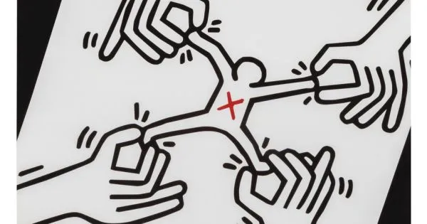 Keith Haring, X Man | Arthipo