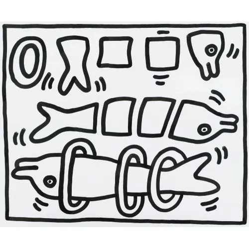 Keith Haring, Fish | Arthipo