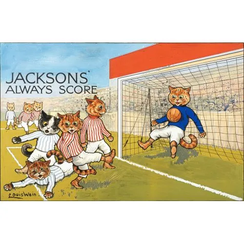 Louis Wain, The football players | Arthipo