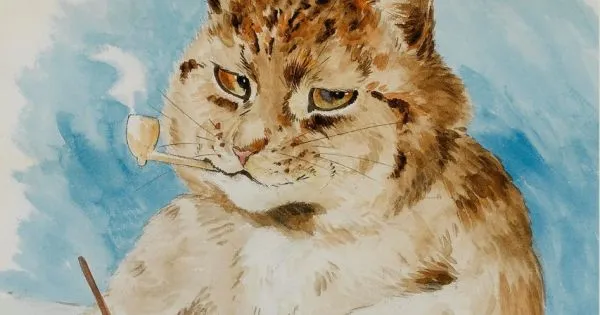 Louis Wain, Cat writing | Arthipo