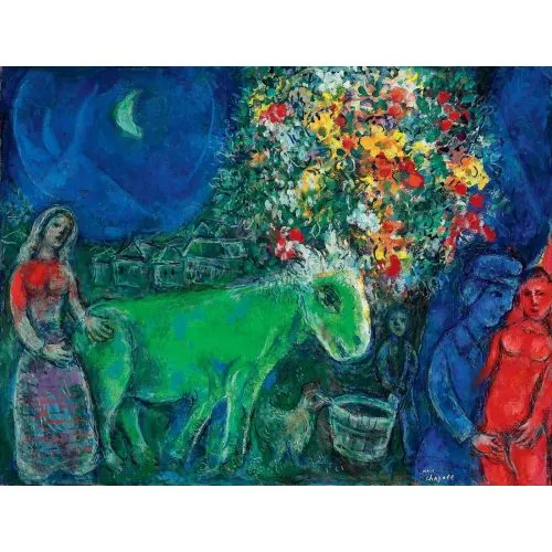Marc Chagall Green Donkey | Arthipo