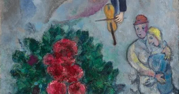 Marc Chagall Garden Roses | Arthipo