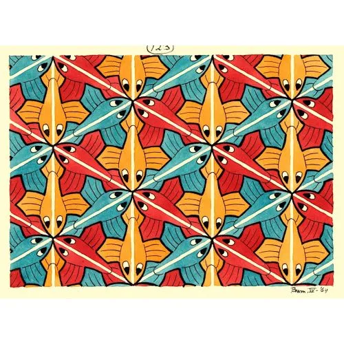 Maurits Cornelis Escher Tessellations | Arthipo