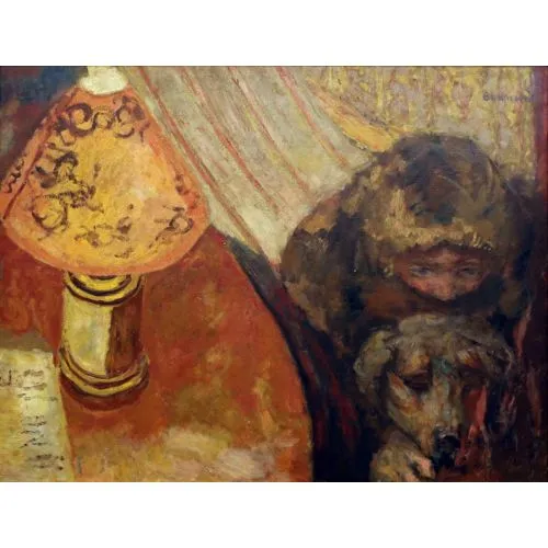 Pierre Bonnard Interno Alla Luce Della Lampada | Arthipo