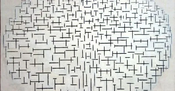 Composition 10 In Black And White 1915, Piet Mondrian | Arthipo