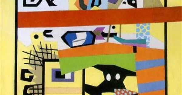Stuart Davis G&W Cubist Painting | Arthipo