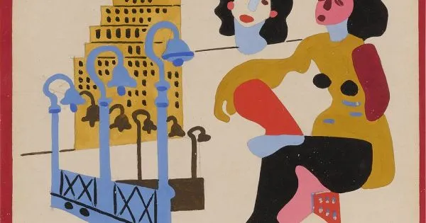 Stuart Davis, Buildings And Figures | Arthipo
