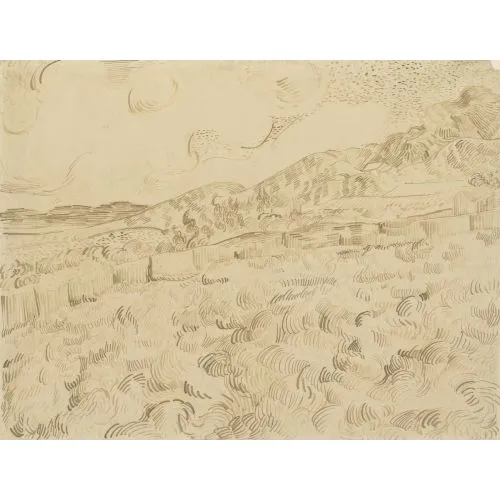 Vincent Van Gogh, The Enclosed Wheatfield After A Storm | Arthipo