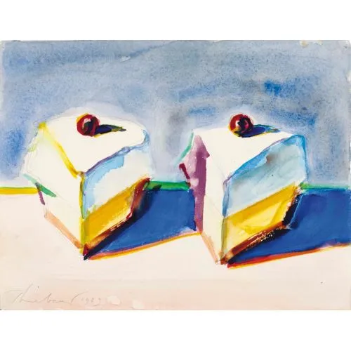 Wayne Thiebaud, Two Lemon Meringue Pies | Arthipo