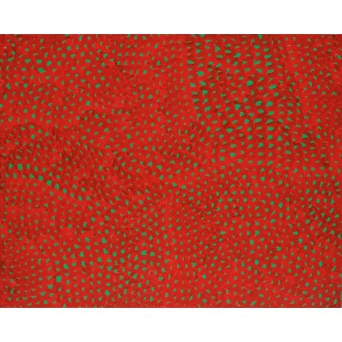 Yayoi Kusama, Red Infinity Nets 17 | Arthipo
