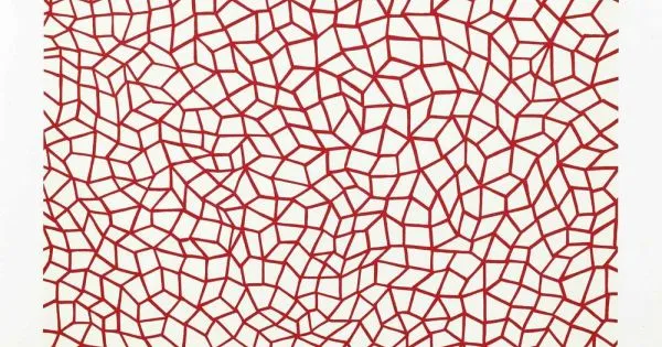 Yayoi Kusama, Red Infinity Nets 6 | Arthipo