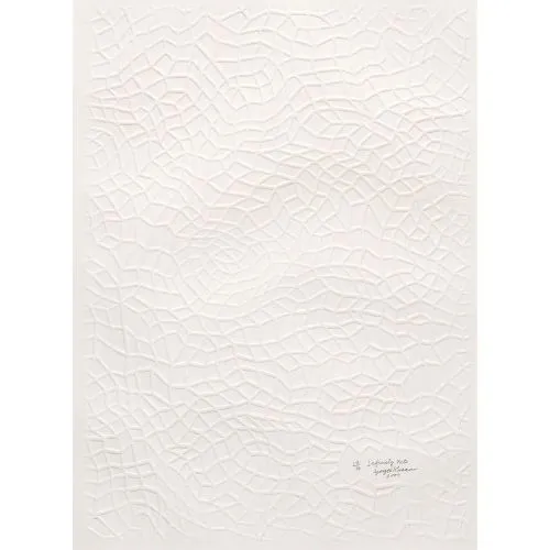 Yayoi Kusama, White And Grey Infinity Nets 5 | Arthipo