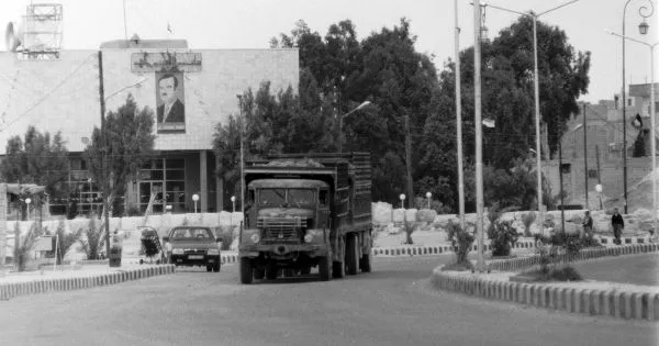Truck In Tadmur Poster | Arthipo