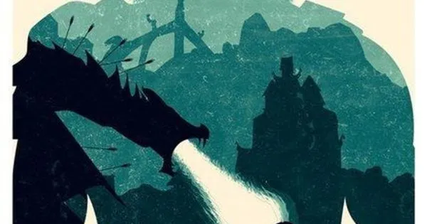 Skyrim Dragonborn Game Poster | Arthipo