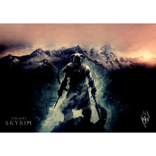 The Elder Scrolls V Skyrim Game Poster | Arthipo