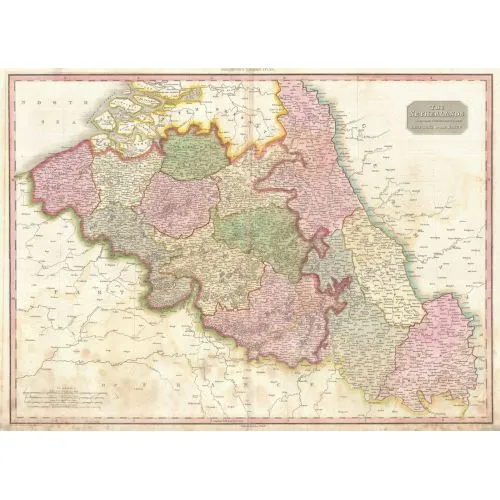 Belgium Map Poster | Arthipo