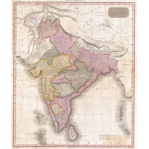 India Map Poster, Canvas | Arthipo