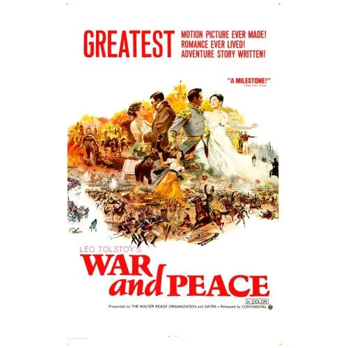 War And Peace Movie Poster | Arthipo