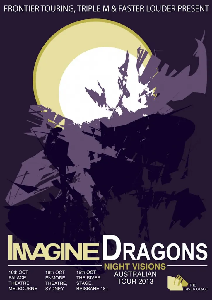 Imagine Dragons Poster 2013