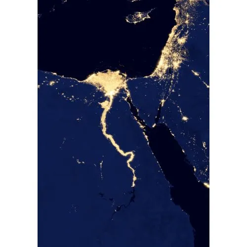 Nile River Delta At Night Trains Collide In Egypt's Nile Delta Leaving