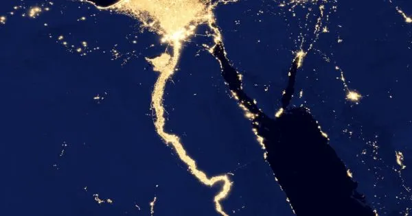 Nile River Delta At Night Trains Collide In Egypt's Nile Delta Leaving