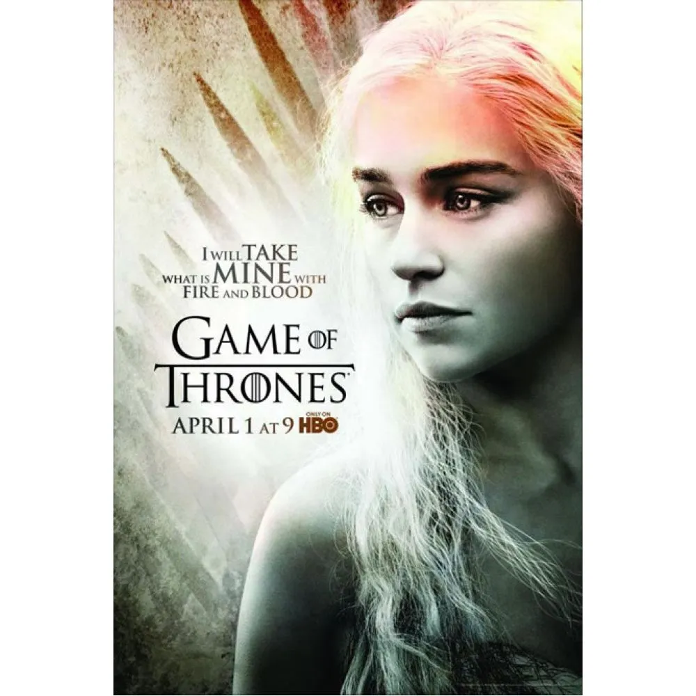 Game Of Thrones Daenerys Targaryen Poster 2 | Arthipo