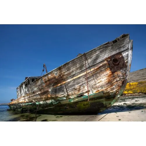Rusted Warship Poster | Arthipo