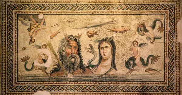 The Oceanus And Tethys Mosaic Poster | Arthipo