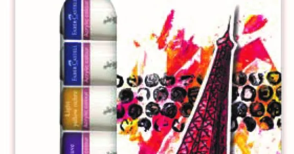 Faber Castell Acrylic Tube Paint, 12 Colors | Arthipo