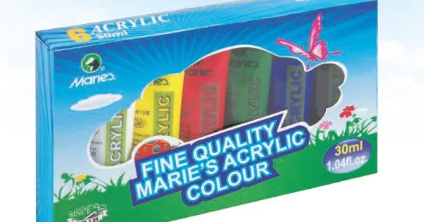 Maries Acrylic Colours 6x30ml | Arthipo