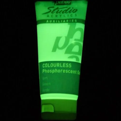 Pebeo Phosphorescent Gel Shining Paint In The Dark 100 Ml. Transparent ...