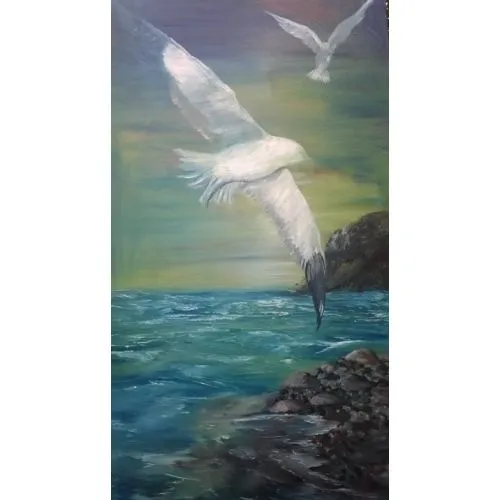 Flying Seagull, Ahmet Kamil Akış | Arthipo